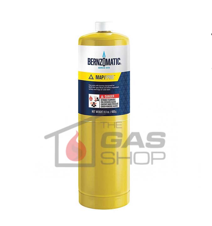 Disposable Map-Pro Gas Cylinder 400g 14.1oz - The Gas Shop